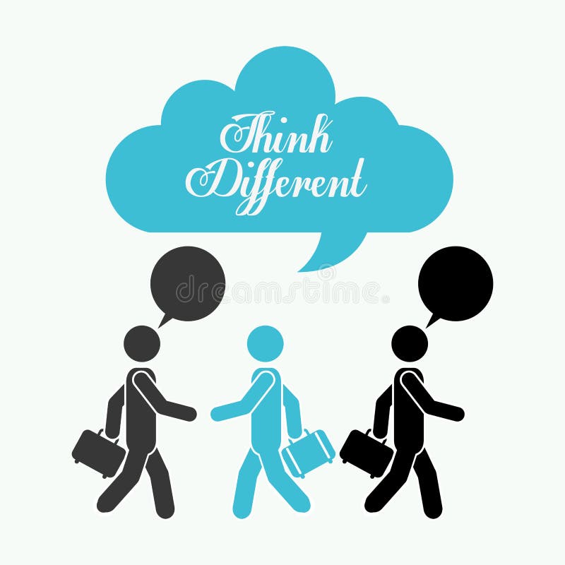 Thinking people design stock illustration. Illustration of infographic ...