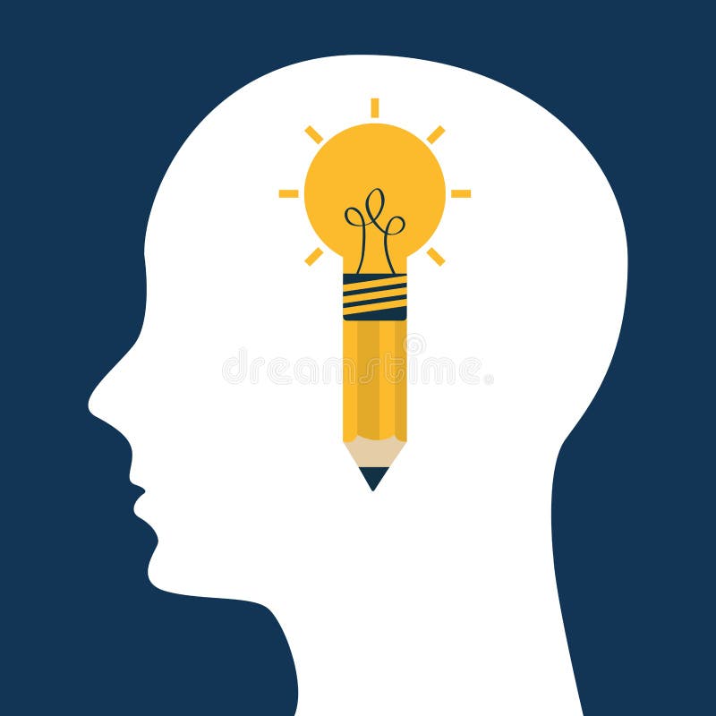 Thinking people design stock illustration. Illustration of people ...