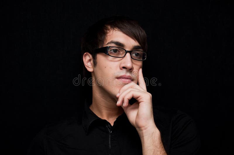 Thinking Person stock image. Image of customer, deeply - 17375141