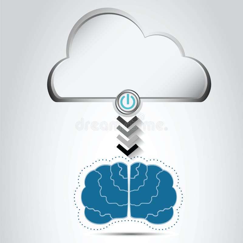 Thinking Process, Brainstorming,brain Connection - Vector Stock Vector ...