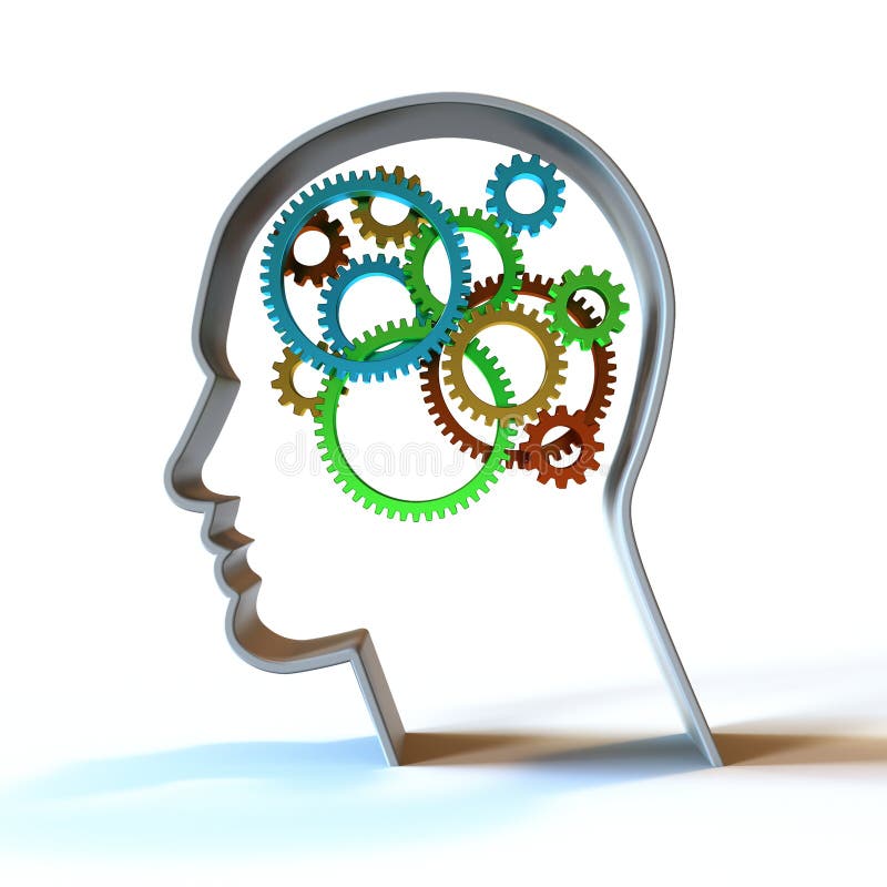 The Thinking Process - Colors Stock Illustration - Illustration of ...