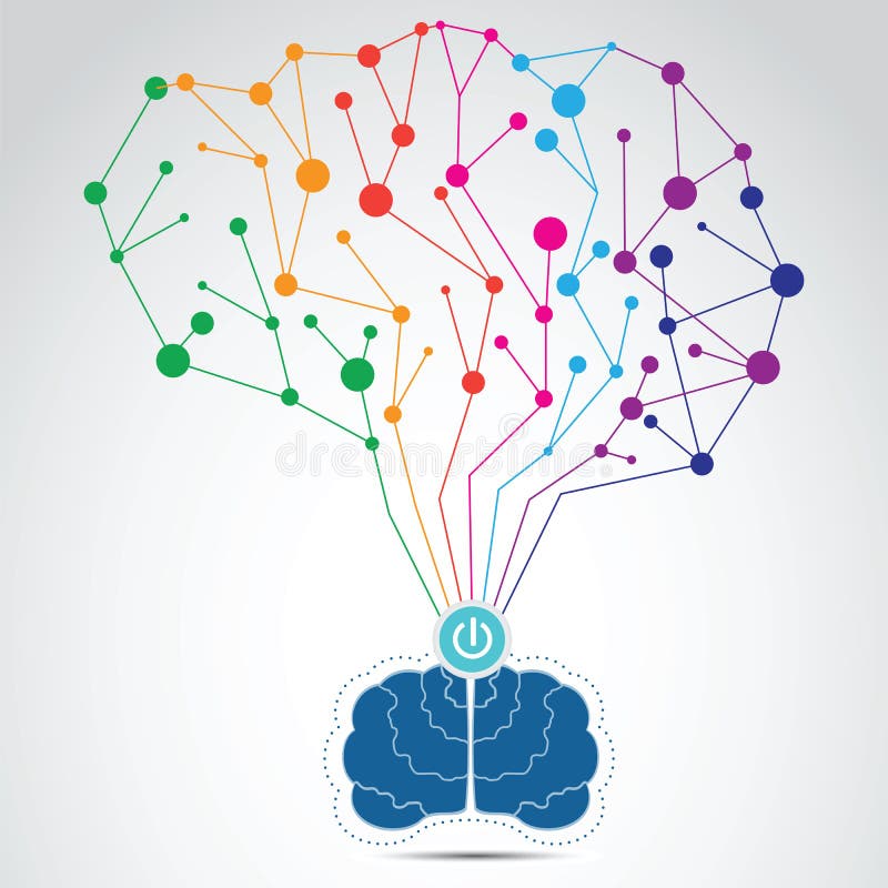 Thinking Process Concept, Brainstorming, Good Idea, Brain Connection ...