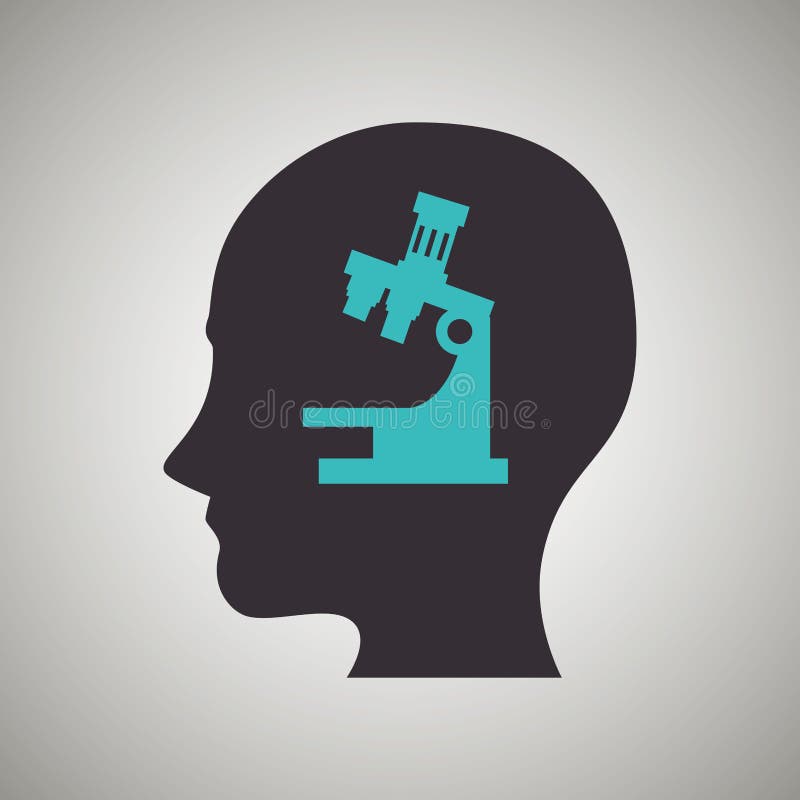 Thinking profile design stock illustration. Illustration of people ...