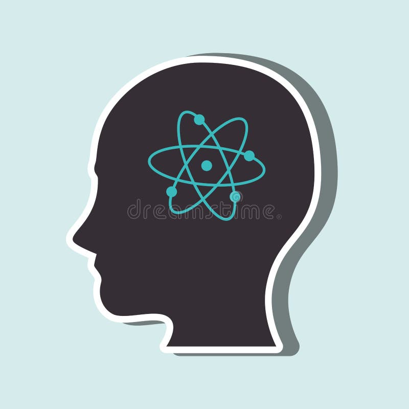 Thinking profile design stock illustration. Illustration of thinks ...