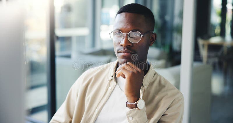 Thinking, Reading and Black Man on Computer for Business Decision ...