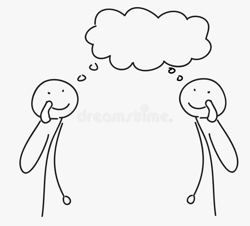 Thinking the same stock illustration. Illustration of theoretical ...