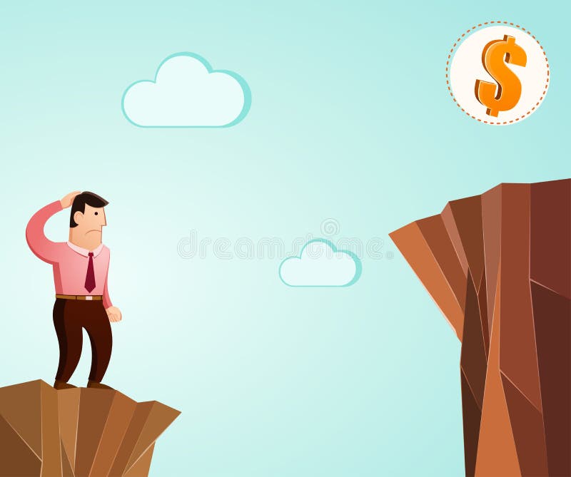 Thinking to get success stock vector. Illustration of think - 45112534