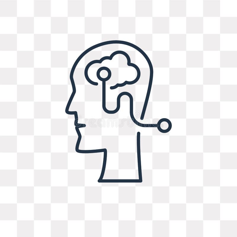 Thinking Vector Icon Isolated on Transparent Background, Thinking ...