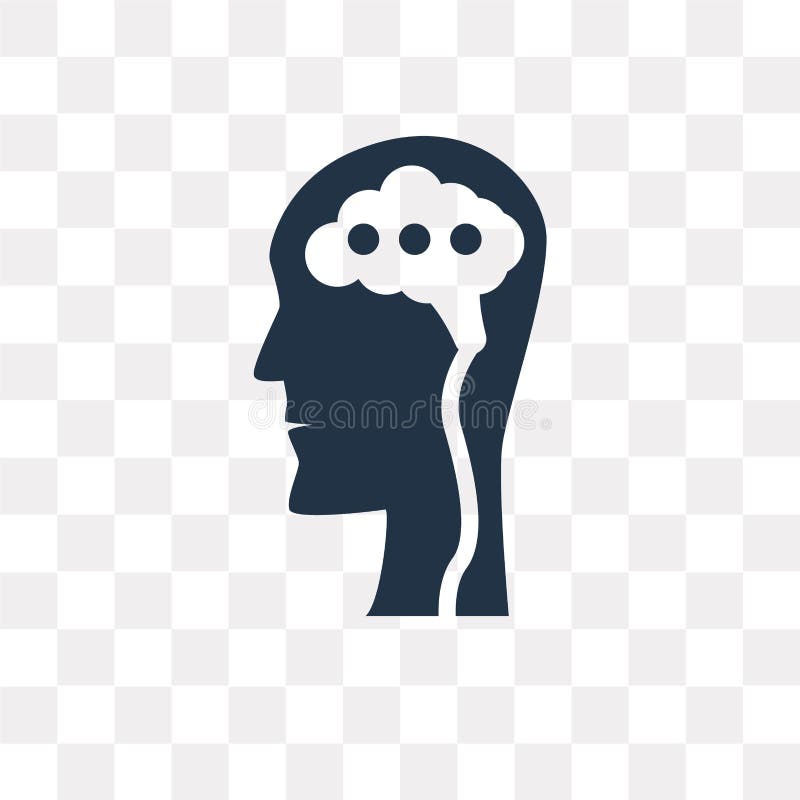 Thinking Vector Icon Isolated on Transparent Background, Thinking ...