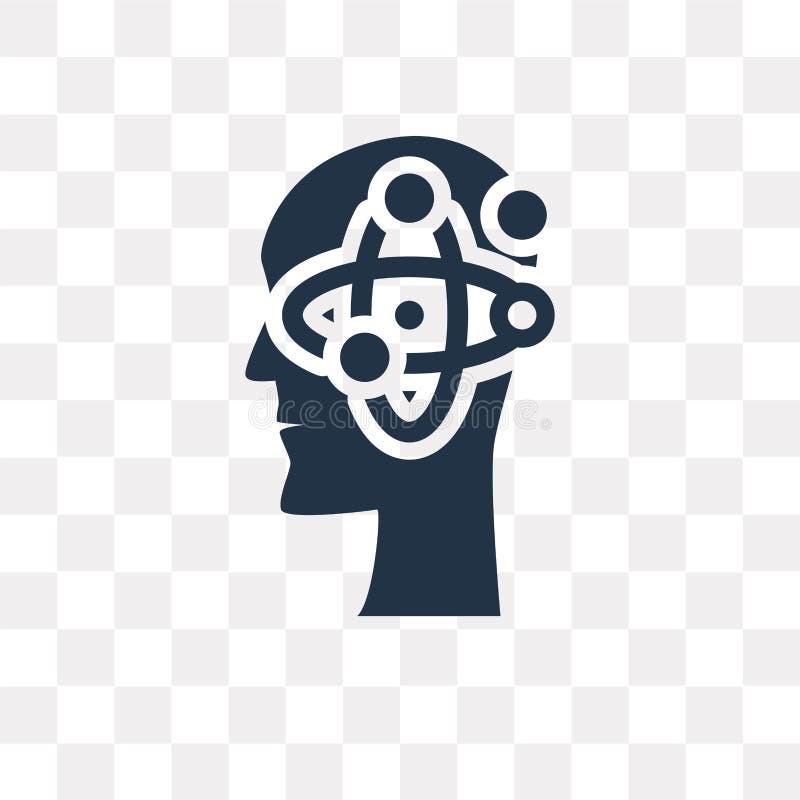 Thinking Vector Icon Isolated on Transparent Background, Thinking ...