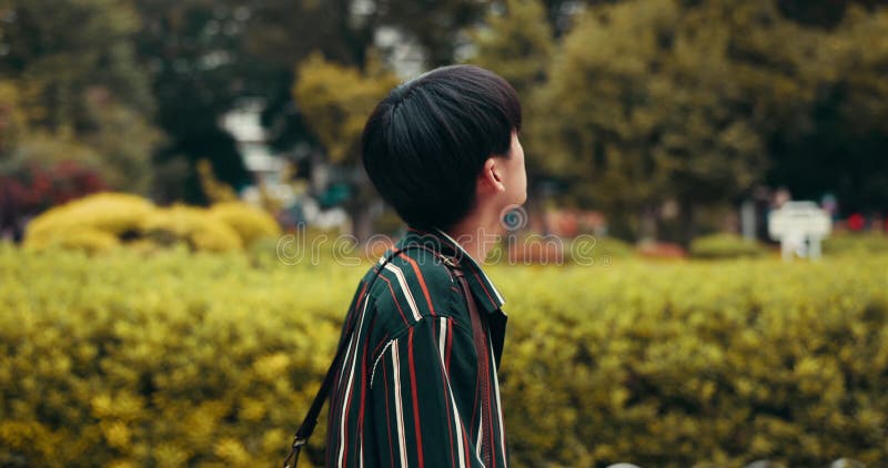 Thinking, Walking and Japanese Man in College for Education, Student ...