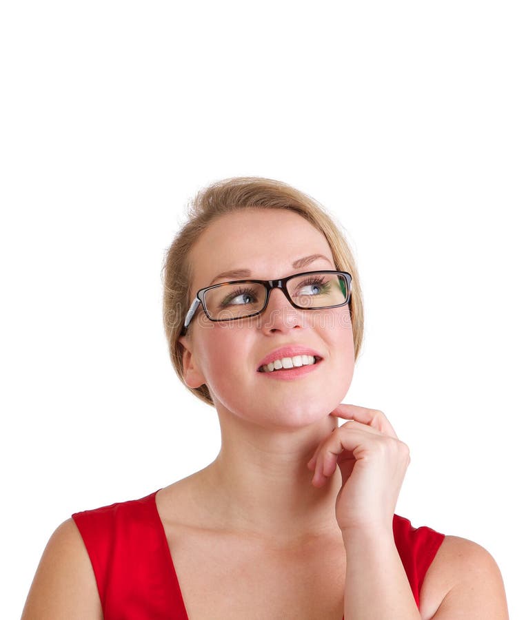 Thinking woman stock image. Image of lifestyle, contemplating - 38102489