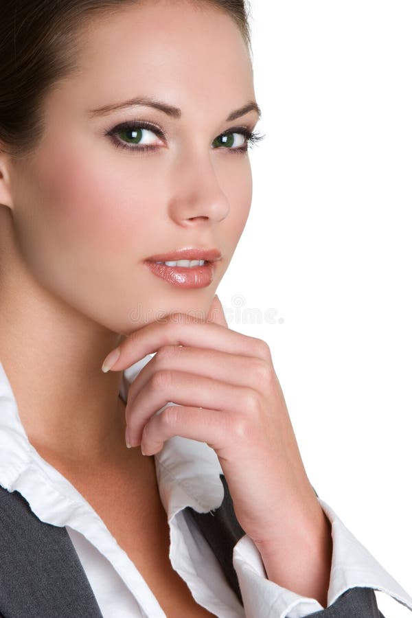 Thinking Woman stock image. Image of expression, thoughtful - 5616043