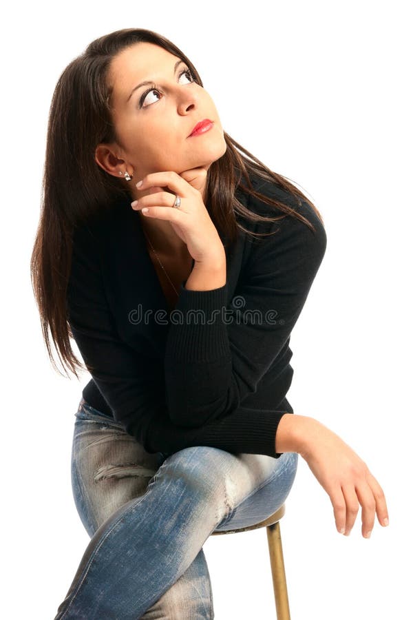 Young intellectual woman stock image. Image of journalist - 22076589