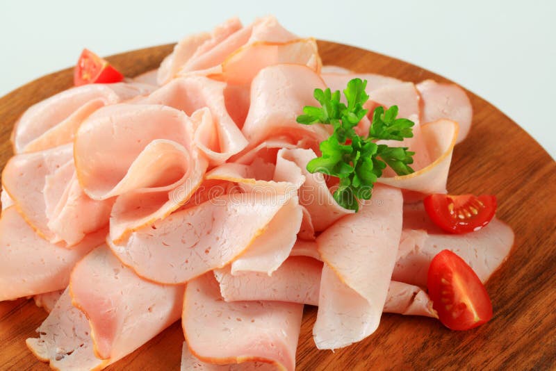 Thinly Shaved Chicken Breast Stock Photo - Image of chicken, utensil ...