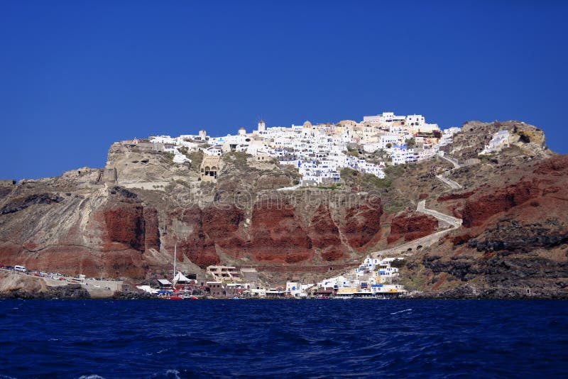 Thira island stock image. Image of landscape, thera, santorini - 34483007