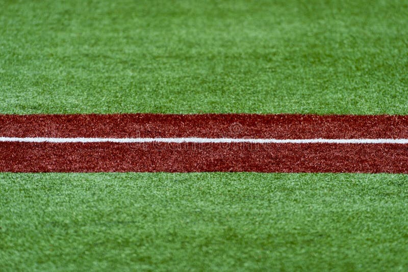 Third Base with a White Caulk Line. Baseball Stock Image - Image of ...