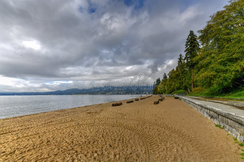 Third Beach - Vancouver, Canada Stock Photo - Image of coast, city ...