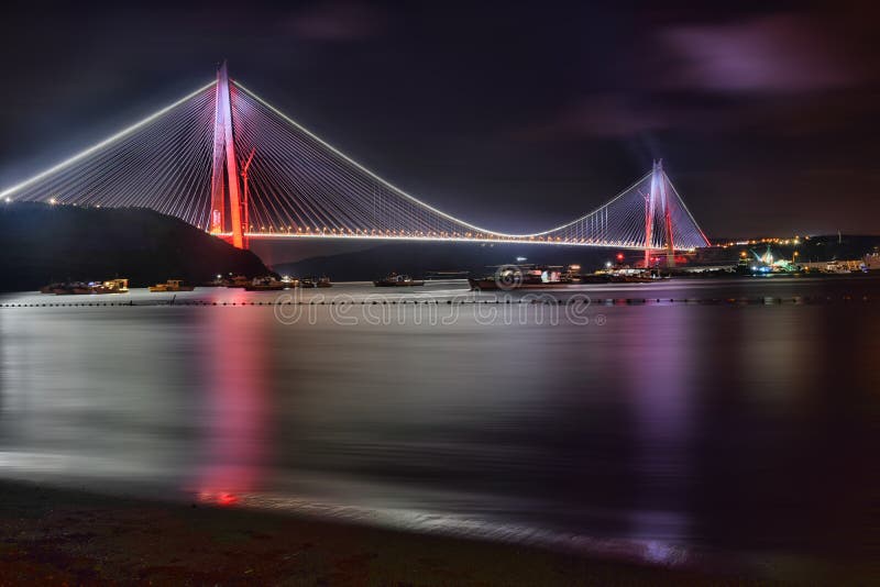 Third Bridge and at Istanbul Stock Photo - Image of management, modern ...