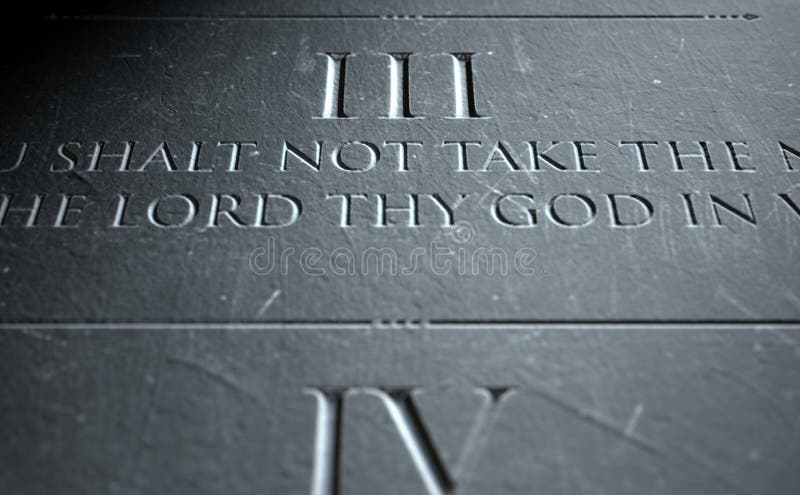 Ten Commandments 3d Stock Illustrations – 193 Ten Commandments 3d Stock ...