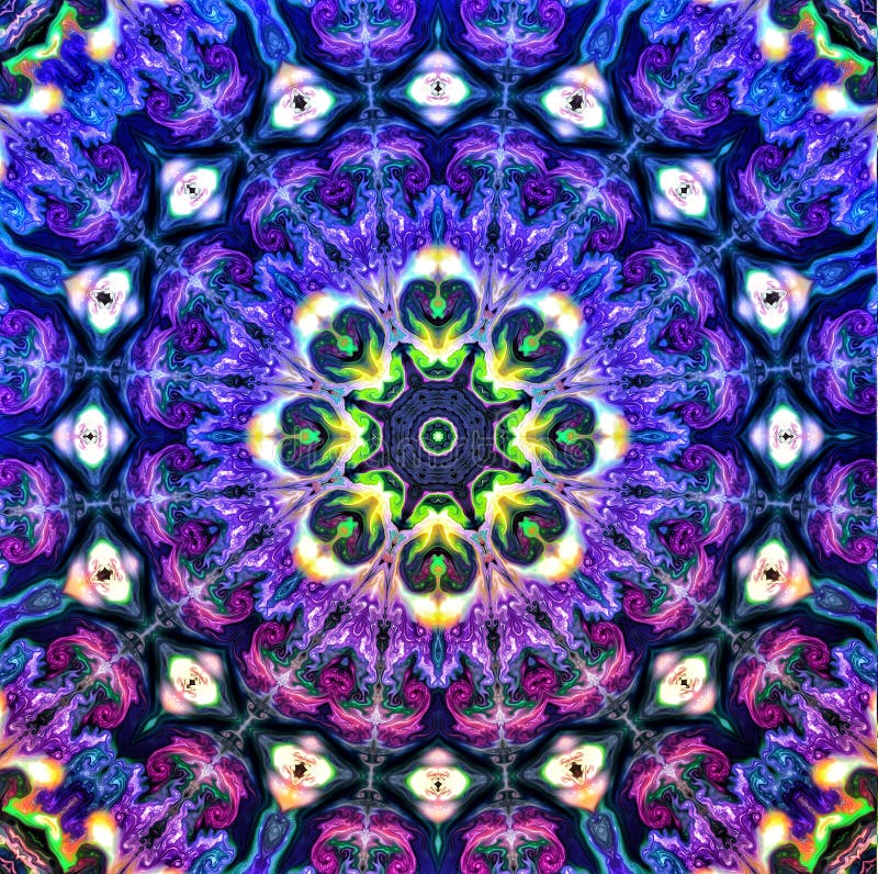 Third eye mandala art stock illustration. Illustration of mandala ...