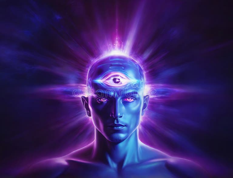 Purple Third Eye Stock Illustrations – 412 Purple Third Eye Stock ...