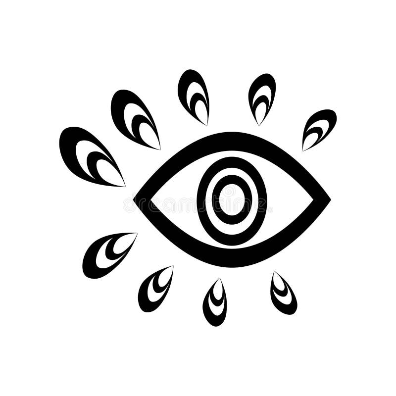Third eye stock illustration. Illustration of abstract - 181851246