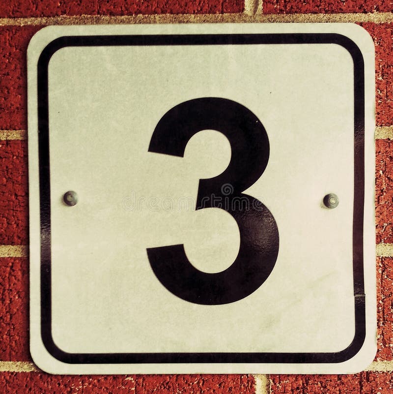 Third floor stock image. Image of number, three, third - 52768917