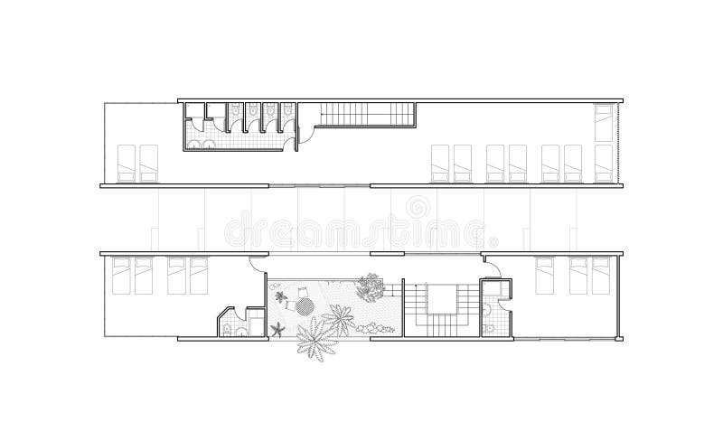 Architectural Plan stock illustration. Illustration of architecture ...