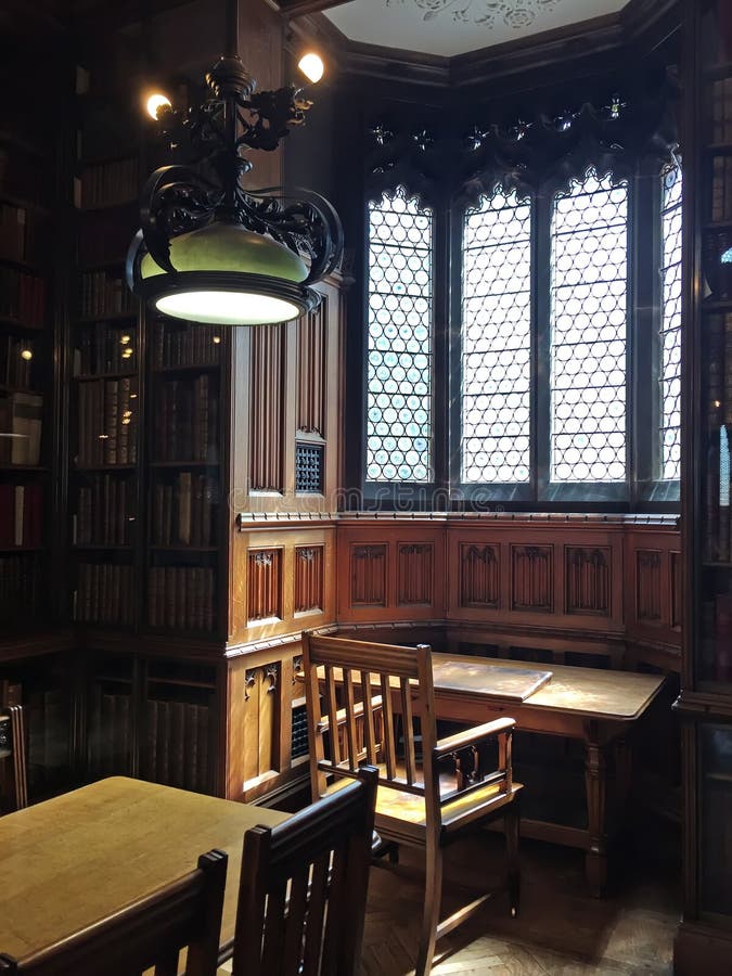 The Third Floor Study Room of John Rylands Library, Manchester, England ...