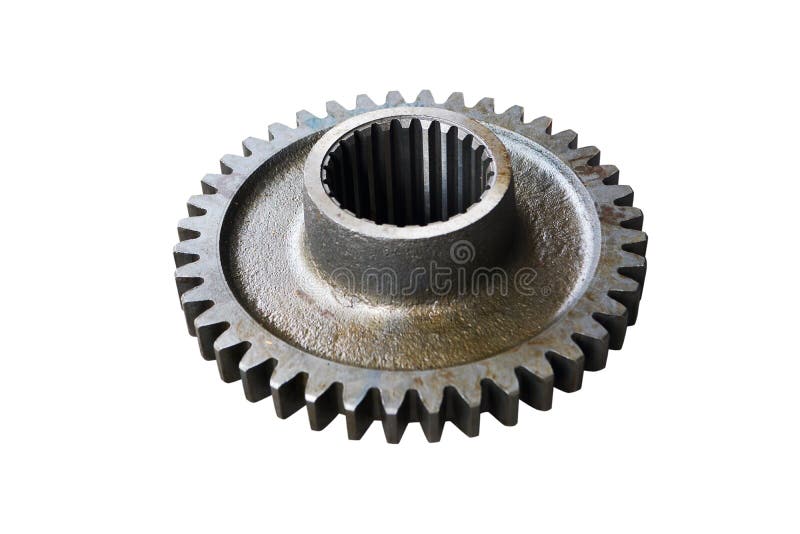 Intermediate Shaft of the Gearbox Stock Image - Image of bearing ...