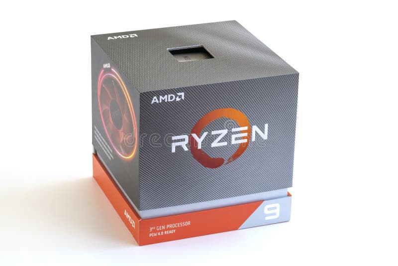 Third Generation Ryzen Processor in Box Editorial Image - Image of ...