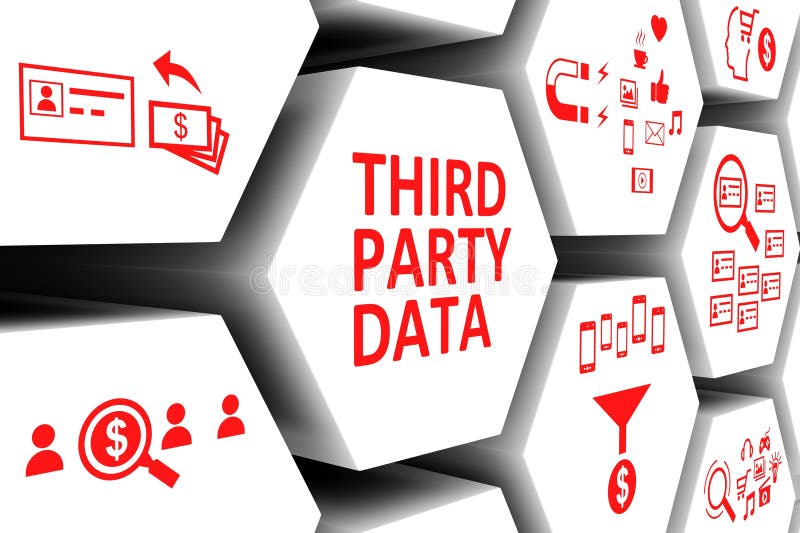 Third Party Icon on White Background. Communication Symbol. Group Logo ...