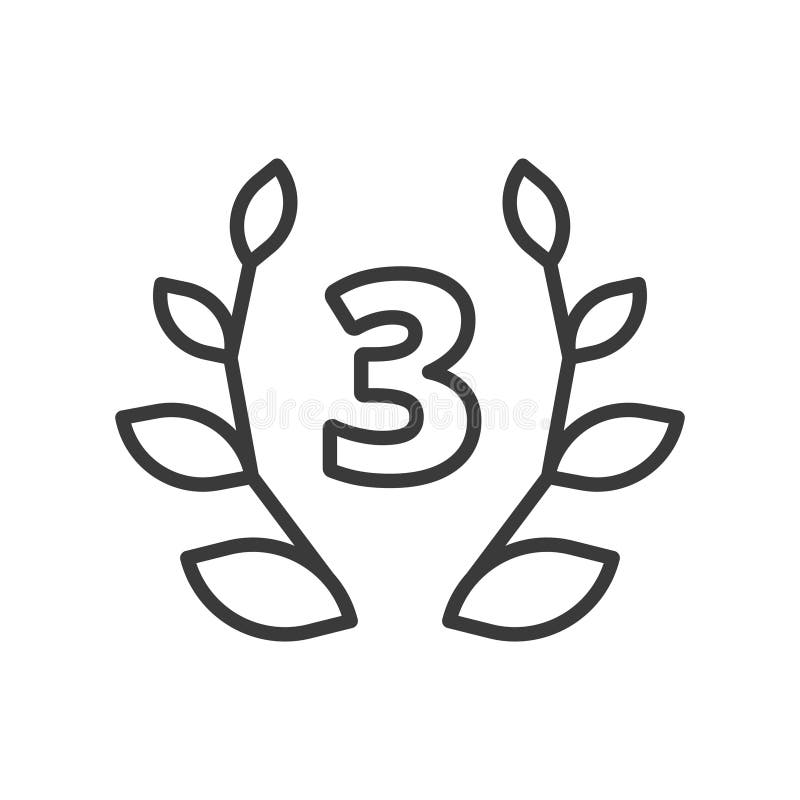 Third Prize, in Line Design, Green. Third, Prize, Award, Bronze ...