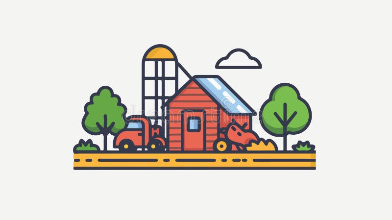 Modern Start Farming Icon for Agricultural Concept and Branding Design ...