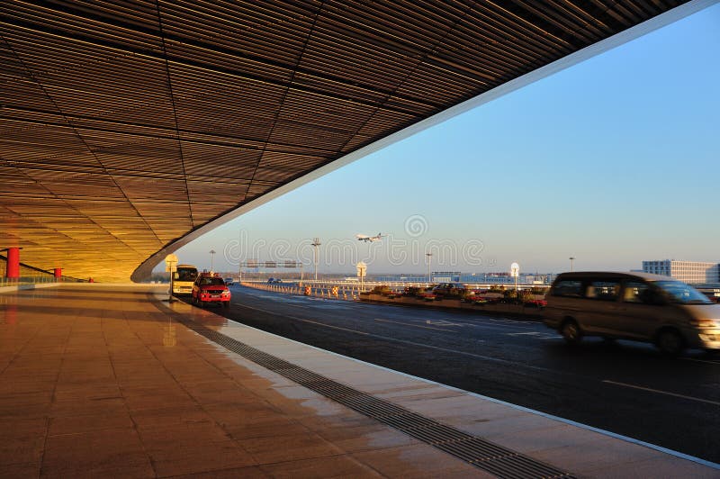 Third Terminal of Beijing Airport Stock Image - Image of corner ...