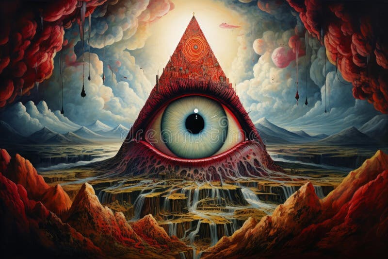 Third Vision Eye Myth. Generate Ai Stock Illustration - Illustration of ...