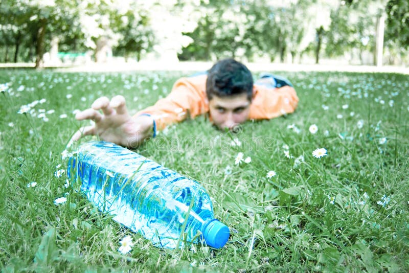 Thirst. stock image. Image of male, quench, person, adult - 15201553