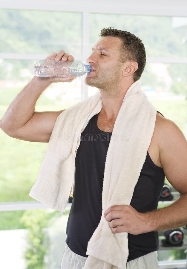 Thirsty stock image. Image of fitness, drink, sport, body - 10092849