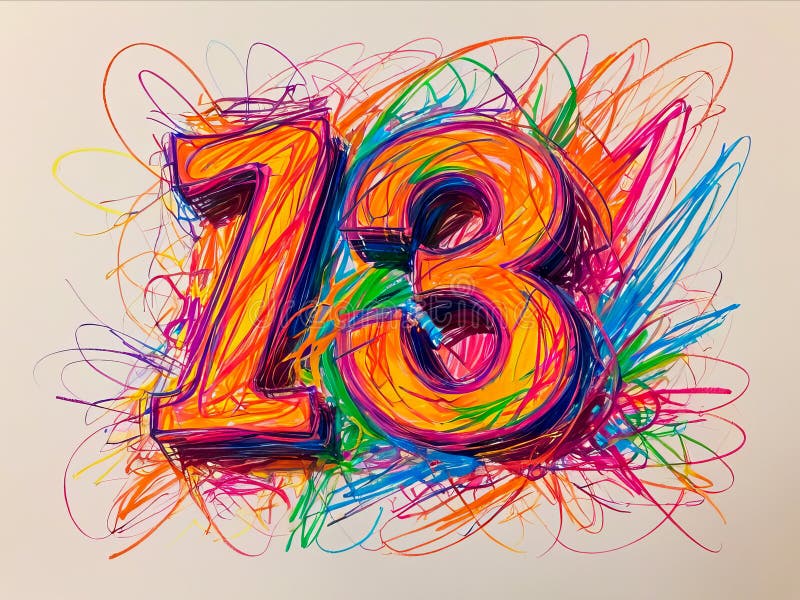 Number 13 Cartoon Stock Photos - Free & Royalty-Free Stock Photos from ...