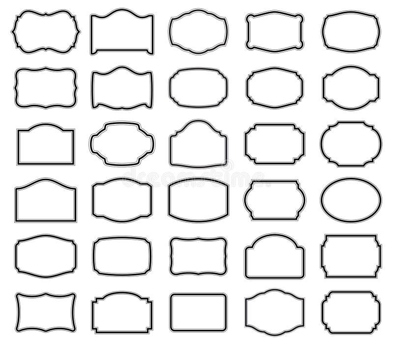 Thirty blank labels stock vector. Illustration of frame - 35089026 Thirty blank labels stock vector. Illustration of frame - 35089026