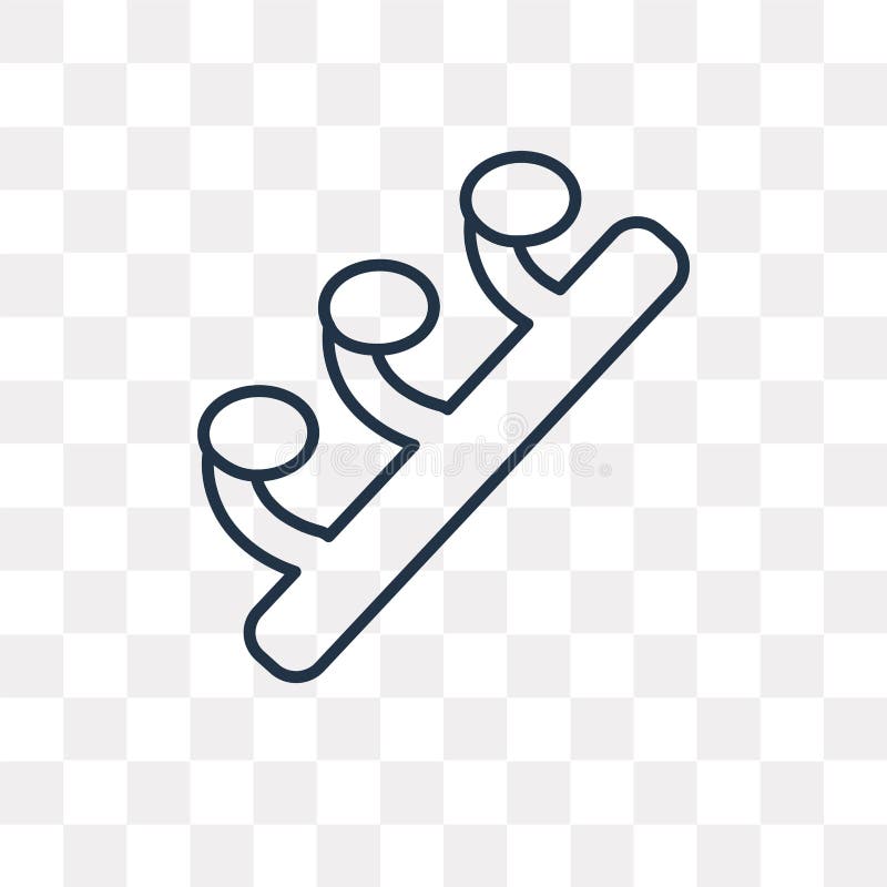 Thirty Second Note Rest Vector Icon Isolated on Transparent Back Stock ...