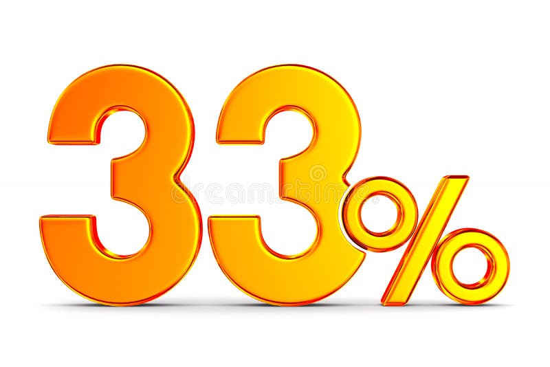 Thirty-three Digital Number 33 Stock Vector - Illustration of ...