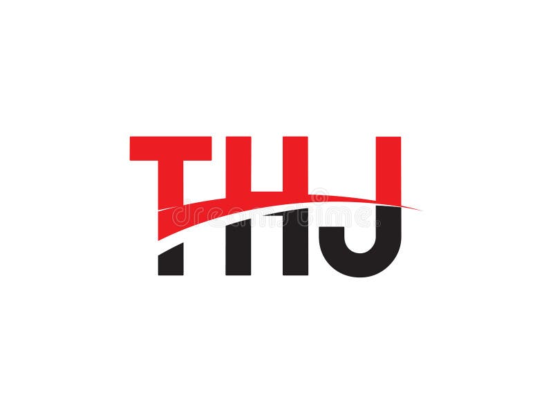 THJ Letter Initial Logo Design Vector Illustration Stock Vector ...
