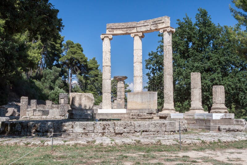 Tholos Olympia Greece stock photo. Image of archaeological - 37428382