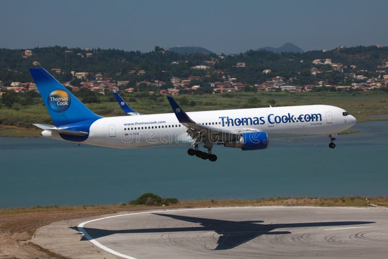 Thomas Cook Boeing 767-300 editorial photography. Image of aircraft ...