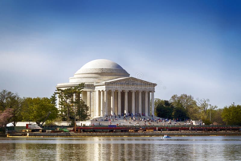 Thomas Jefferson Memorial Building Imagen de archivo - Imagen de ...