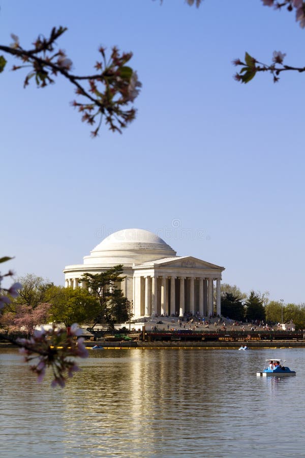 Jefferson Memorial Entrance Stock Photo - Image of landmark ...