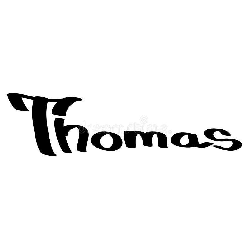 Thomas Male Name Street Art Design. Graffiti Tag Thomas. Vector Art ...