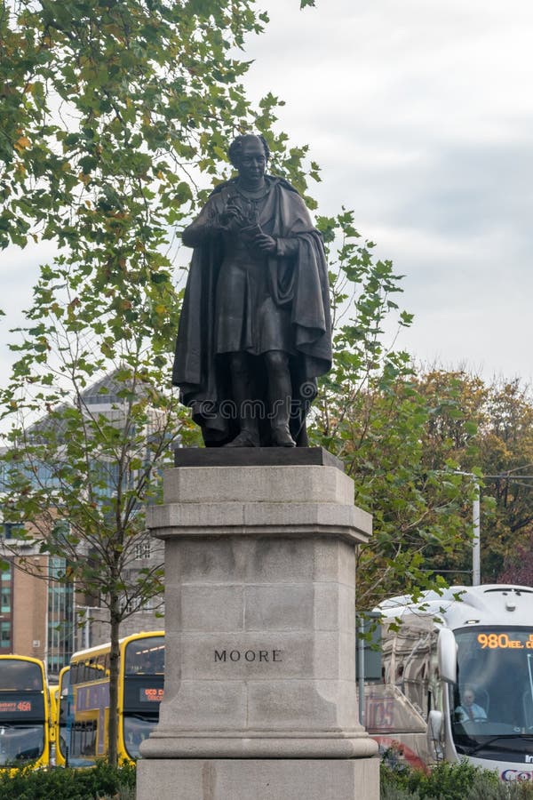 Thomas Moore Statue from Central Park in Midtown Manhattan from New ...